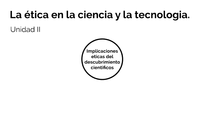 La Ética en la Ciencia y la Tecnología. by Miguel Gil on Prezi