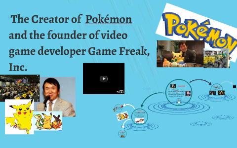 Satoshi Tajiri the creator of Pokémon and the founder of vi by Caitlyn Todd