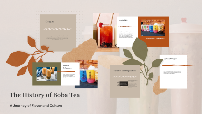The History of Boba Tea by Sophia Lambrou on Prezi