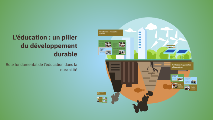 L'éducation : un pilier du développement durable by Aya Saidi on Prezi
