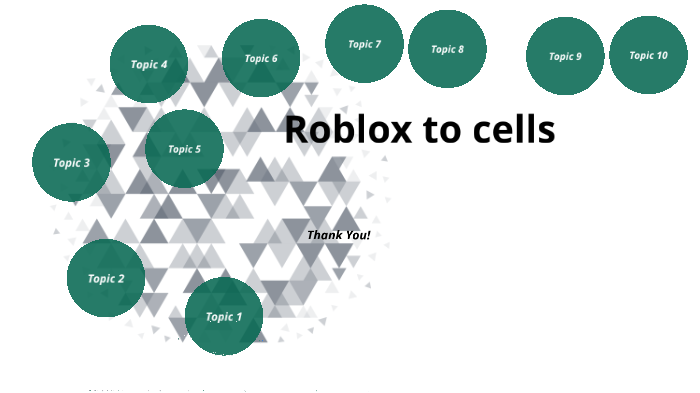 Cells to Roblox by man stan on Prezi