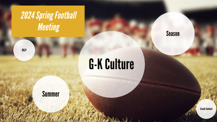 2024 Spring Football Meeting by Cameron Davekos on Prezi
