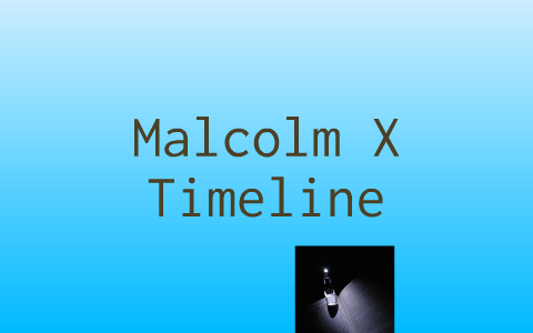 Malcolm X Timeline by Mariah Gripon on Prezi