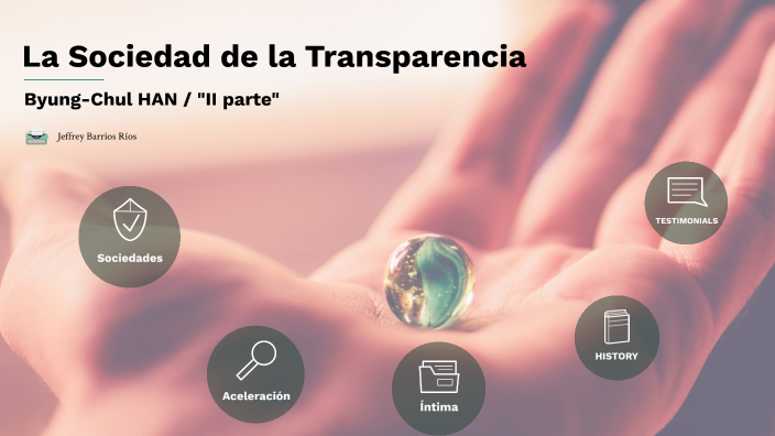 La Sociedad de la Transparencia by Jeffrey Barrios on Prezi