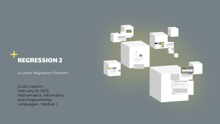 ANALISI DELLA REGRESSIONE UTILIZZANDO EXCEL by Giulia Cesarini on Prezi