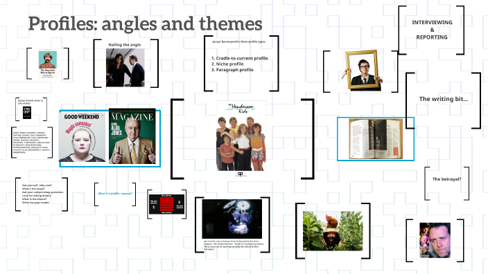 Profiles: angles and themes 2022 by Pete Barrett on Prezi