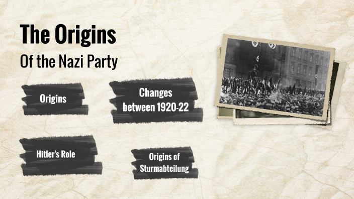The Origins of the Nazi Party by Adam Chkiliba