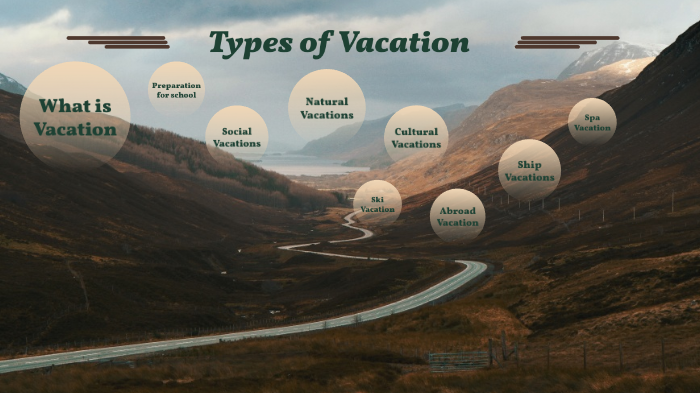 Types of vacation by Efe Kaygısız on Prezi