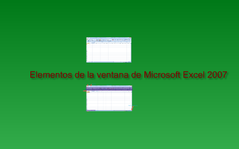 elementos de la ventana de microsoft excel 2007 by larissa de la cruz ...
