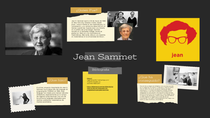 Jean Sammet by Álvaro Fernández Córdoba on Prezi