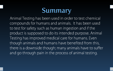 Animal Testing Pros and Cons by Sean Gupte on Prezi