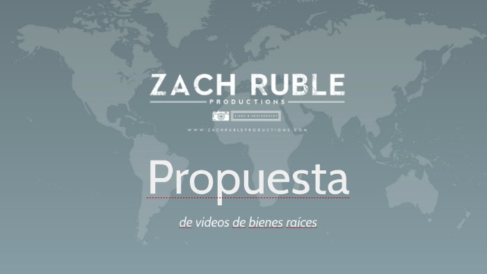 Propuesta de vídeo virtual by Zach Ruble on Prezi