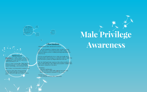 Male Privilege Awareness by Tiante' Weaver on Prezi