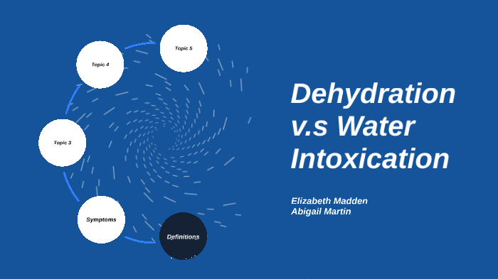Dehydration vs Water intoxication by Elizabeth Madden on Prezi