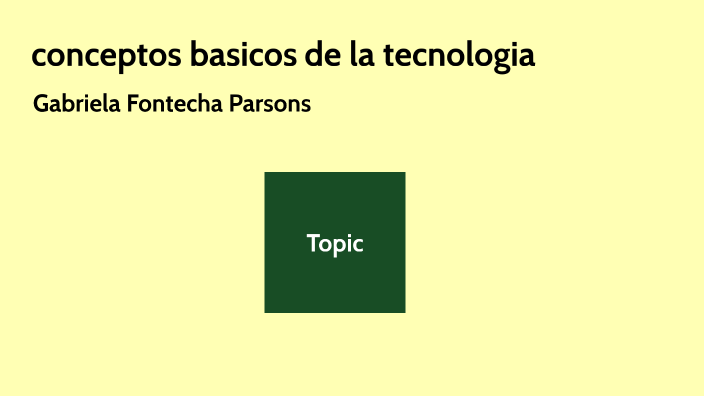fundamentos basicos de la tecnologia by Gabriela Fontecha Parsons on Prezi