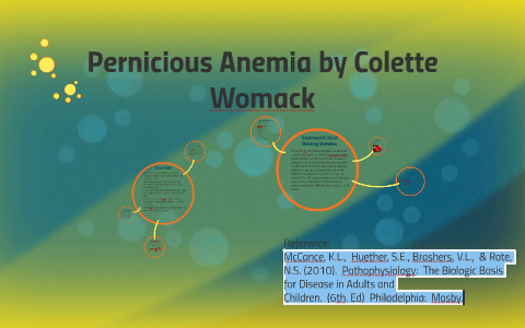 Pernicious Anemia by Colette Womack by Colette Womack on Prezi