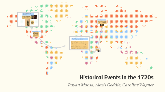 Historical Events in the 1720s by R M on Prezi