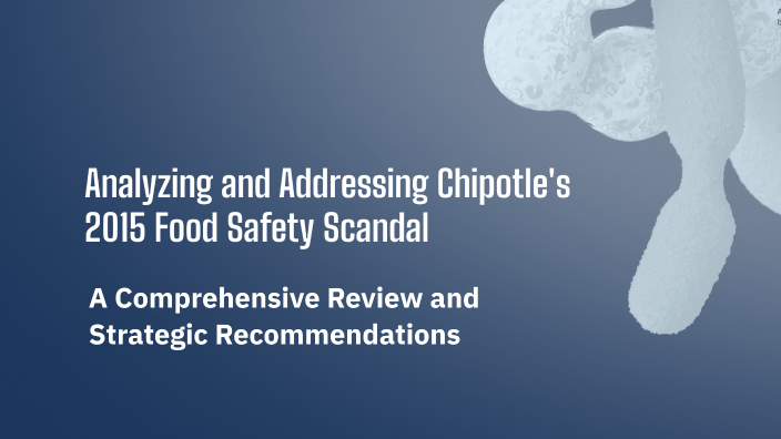 Analyzing and Addressing Chipotle's 2015 Food Safety Scandal by Nakul ...