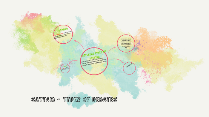 many different types of debates are used at the high school by Danyah ...