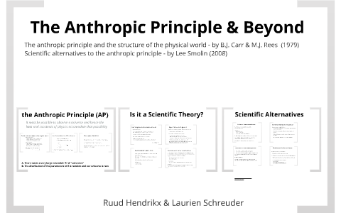 The Anthropic Principle by laurien schreuder on Prezi