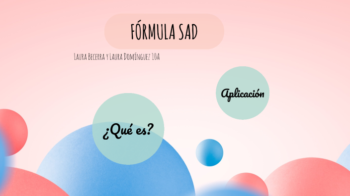 FORMULA SAD by Laura Becerra Cordoba on Prezi