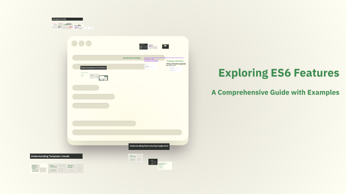Exploring ES6 Features by SAGAR MEKALA on Prezi Exploring ES6 Features by SAGAR MEKALA on Prezi