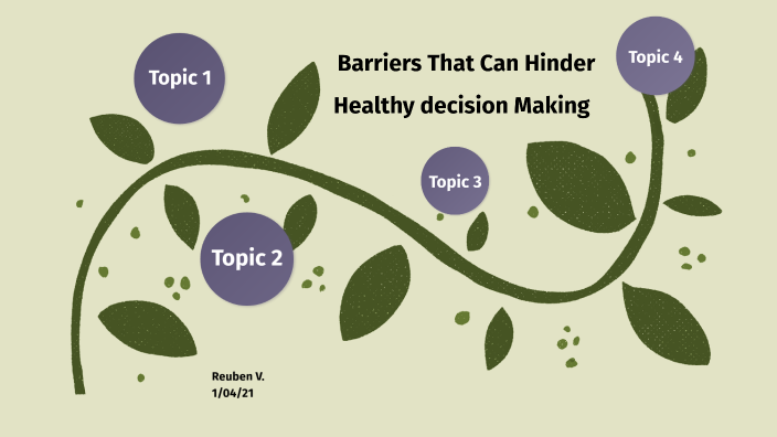 Barriers That Can Hinder Healthy Decision Making by Reuben Varughese on ...