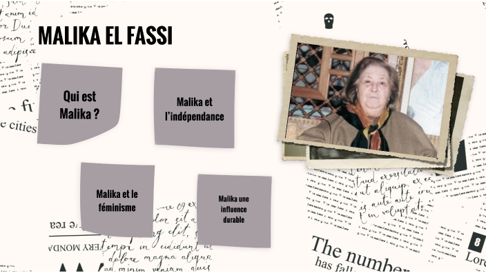 MALIKA EL FASSI by Yasmine Bougawa on Prezi