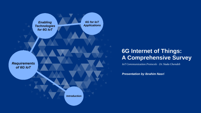 6G Internet of Things: A Comprehensive Survey by Ibrahim Nasri on Prezi