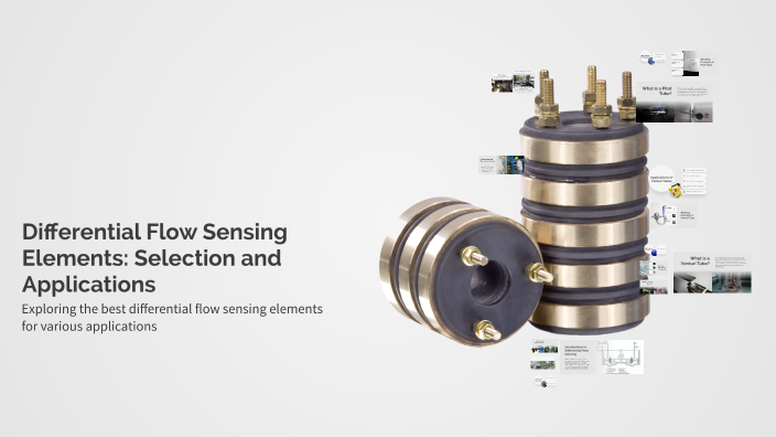 Differential Flow Sensing Elements: Selection and Applications by Shah ...