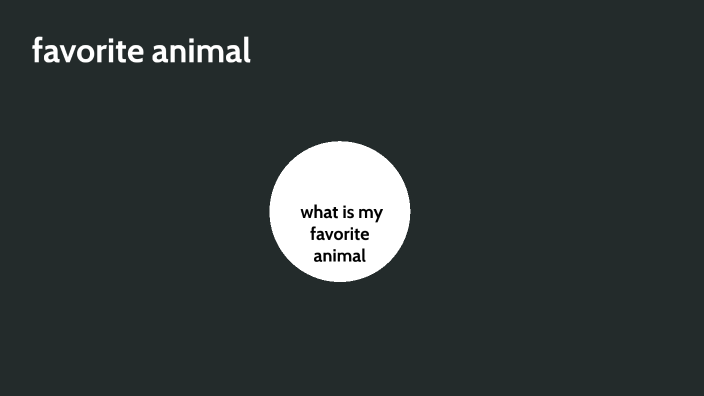 Favorite animal by Kaidyn Garrity on Prezi