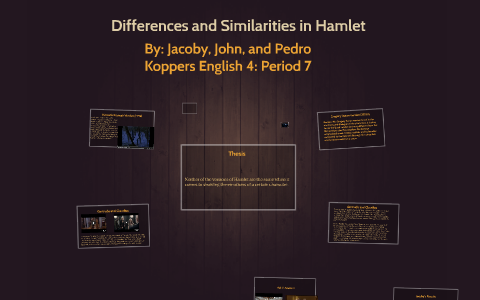 Differences and Similarities in a pair of Hamlet films by Jacoby Ford ...