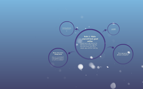 Rule 5: Make yourself look good online by Amy Lee on Prezi