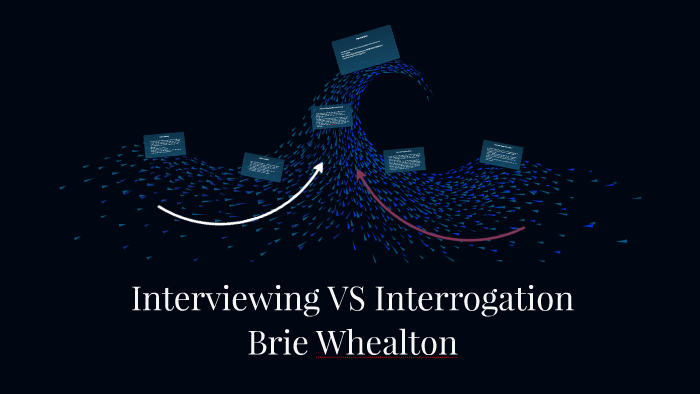 Interviewing Vs Interrogation By Brie Whealton On Prezi