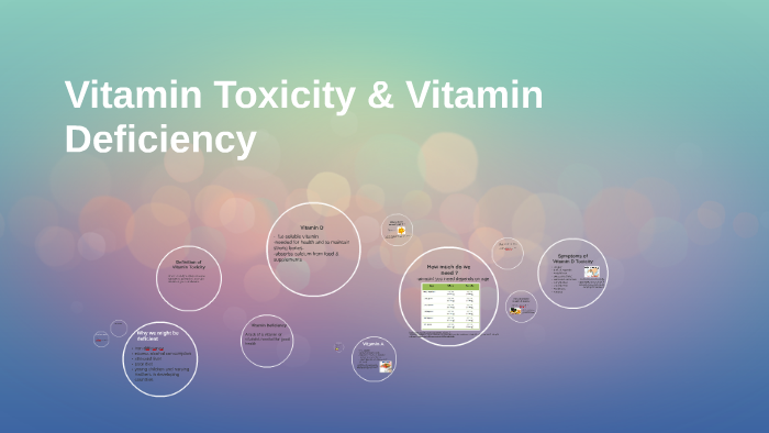 Vitamin Toxicity & Vitamin Deficiency by on Prezi