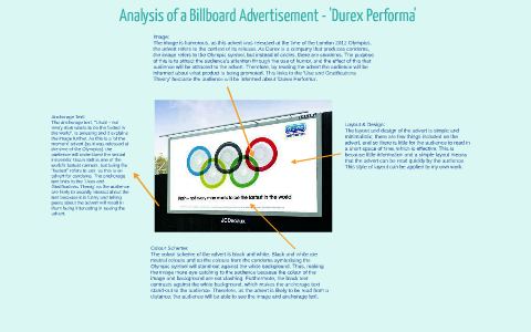 Analysis of a Billboard Advertisment - 'Durex Performa' by on Prezi