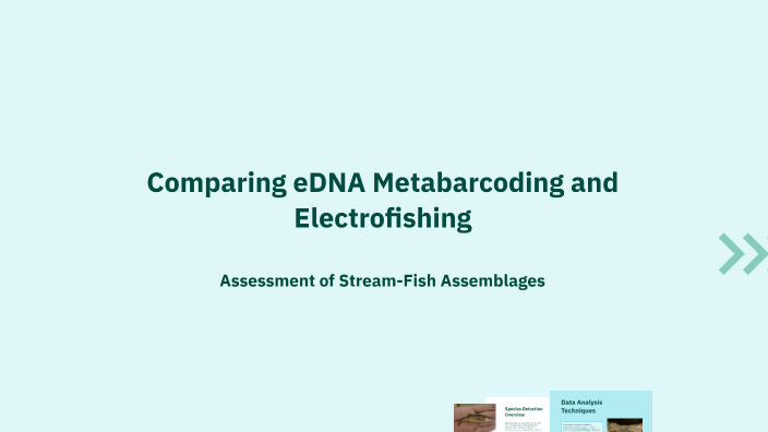 Comparing eDNA Metabarcoding and Electrofishing by Joe Buckwalter on Prezi