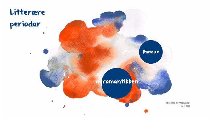 Litterære periodar by Marilyn Osmundsvåg on Prezi