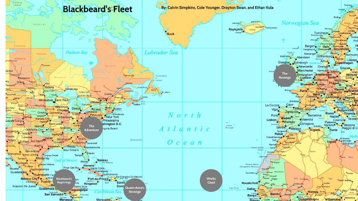 Blackbeard's Ships by Calvin Simpkins on Prezi