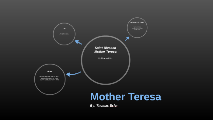 Mother Teresa by Thomas Esler on Prezi