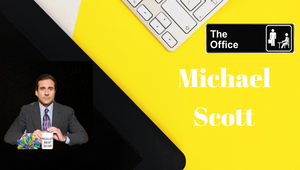 Michael Scott - känd ledare by Hedda Jakobsson on Prezi Design