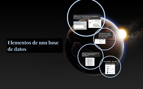 Elementos de una base de datos by on Prezi