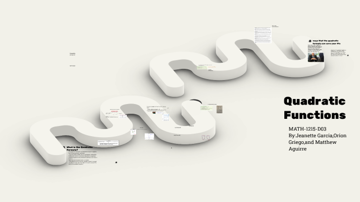 Quadratic Functions by Jeanette Garcia on Prezi