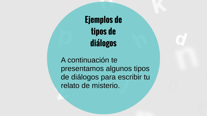 Tipos de diálogos by Elizabeth Givovich Muñoz on Prezi
