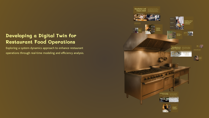 Developing a Digital Twin for Restaurant Food Operations by Mariya Khan ...