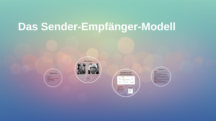 Das Sender-Empfänger-Modell by Alissa Acar on Prezi