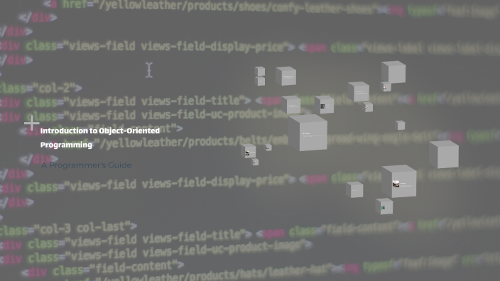 Understanding Object-Oriented Programming by zahra on Prezi