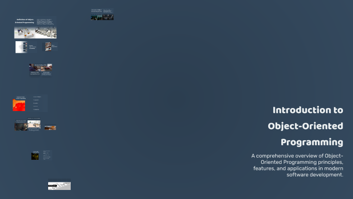 Introduction to Object-Oriented Programming by Keerthi . on Prezi