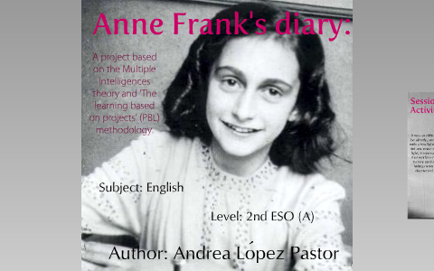 Anne Frank's diary Project. by Andrea López