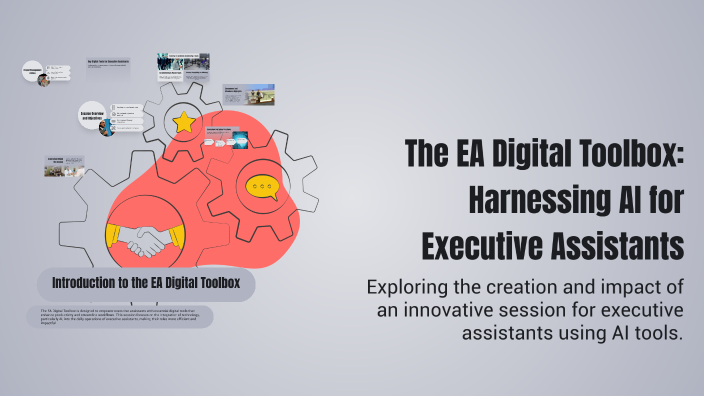 The EA Digital Toolbox: Harnessing AI for Executive Assistants by maggy ...